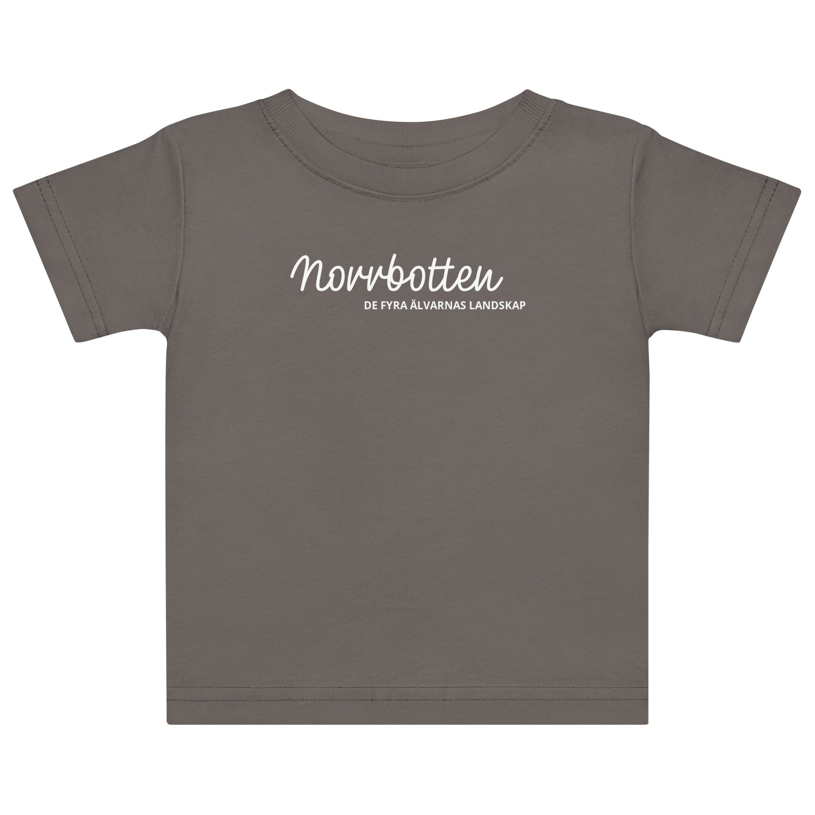 Baby jersey Norrbotten - De fyra älvarnas landskap T-shirt vitt tryck ...